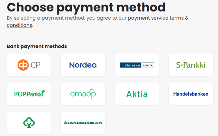 Finnish E-Banking